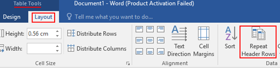 How To Keep Table Headers On Each Page In Word My Microsoft Office Tips