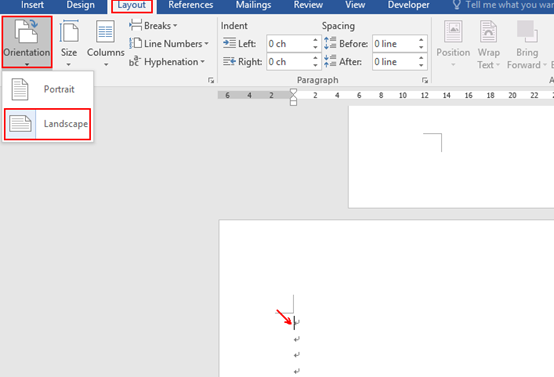 How To Change The Orientation Of A Single Page In Word My Microsoft 