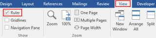 How to Show or Hide Ruler in Word 2016 - My Microsoft Office Tips