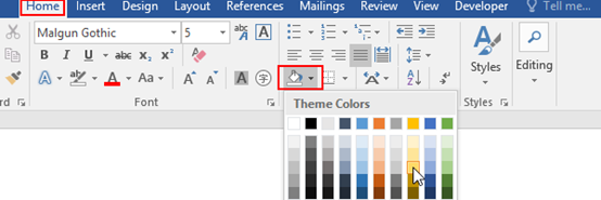 How To Apply Shading To Words Or Paragaphs In Word My Microsoft 