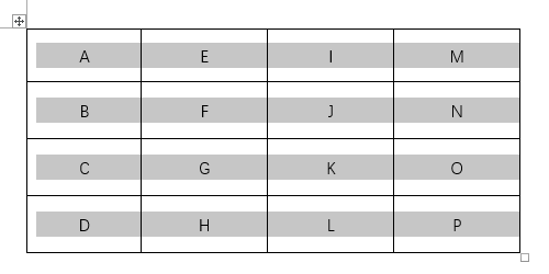 Center Words In Table Word