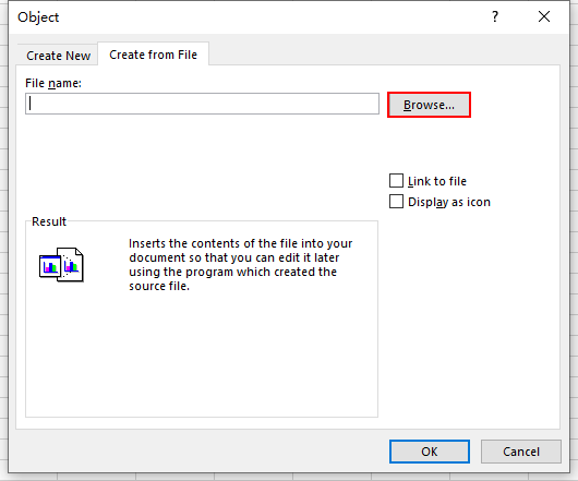 Insert Excel File Into Excel File