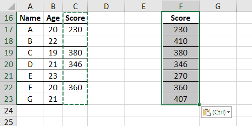 How To Paste Data Skipping Blanks In Microsoft Excel My Microsoft Office Tips