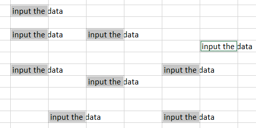 How To Enter The Same Data In Non Adjacent Cells In Excel My Microsoft Office Tips