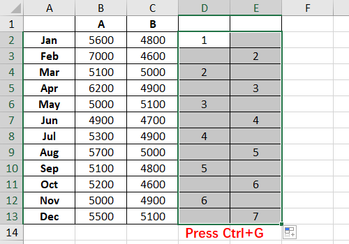 How To Insert Alternate Blank Rows In Excel Spreadsheet My Microsoft Office Tips
