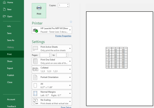 How To Print An Excel Worksheet On Center Of A Page My Microsoft Office Tips