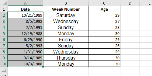 How To Highlight All The Nonworking Days In Excel Spreadsheet My Microsoft Office Tips