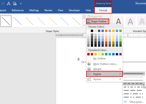 How To Create A Clipping Line In Microsoft Word My Microsoft Office Tips