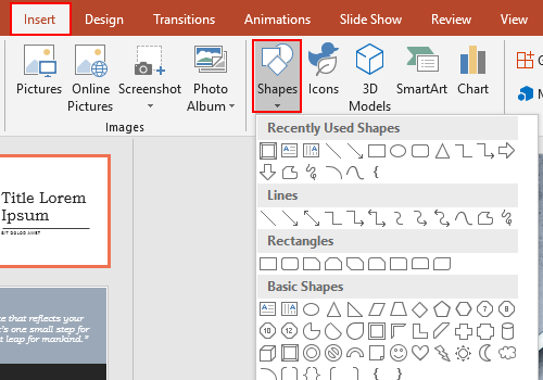 How To Insert A Customized Button In Microsoft PowerPoint My Microsoft Office Tips