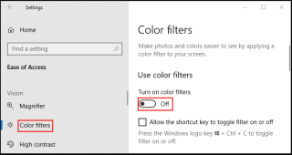 How to Apply Color Filters in Windows 10 - My Microsoft Office Tips