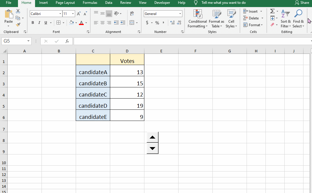 How To Create A Voting System In Microsoft Excel My Microsoft Office