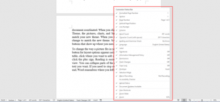 Take You To Know More About Word Status Bar - My Microsoft Office Tips