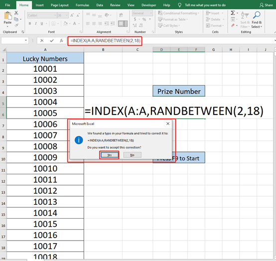 How To Create A Random Drawing In Excel My Microsoft Office Tips