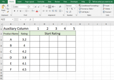 Create A Five-Star Rating System In Microsoft Excel - My Microsoft ...