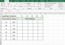 Create A Five-Star Rating System In Microsoft Excel - My Microsoft ...