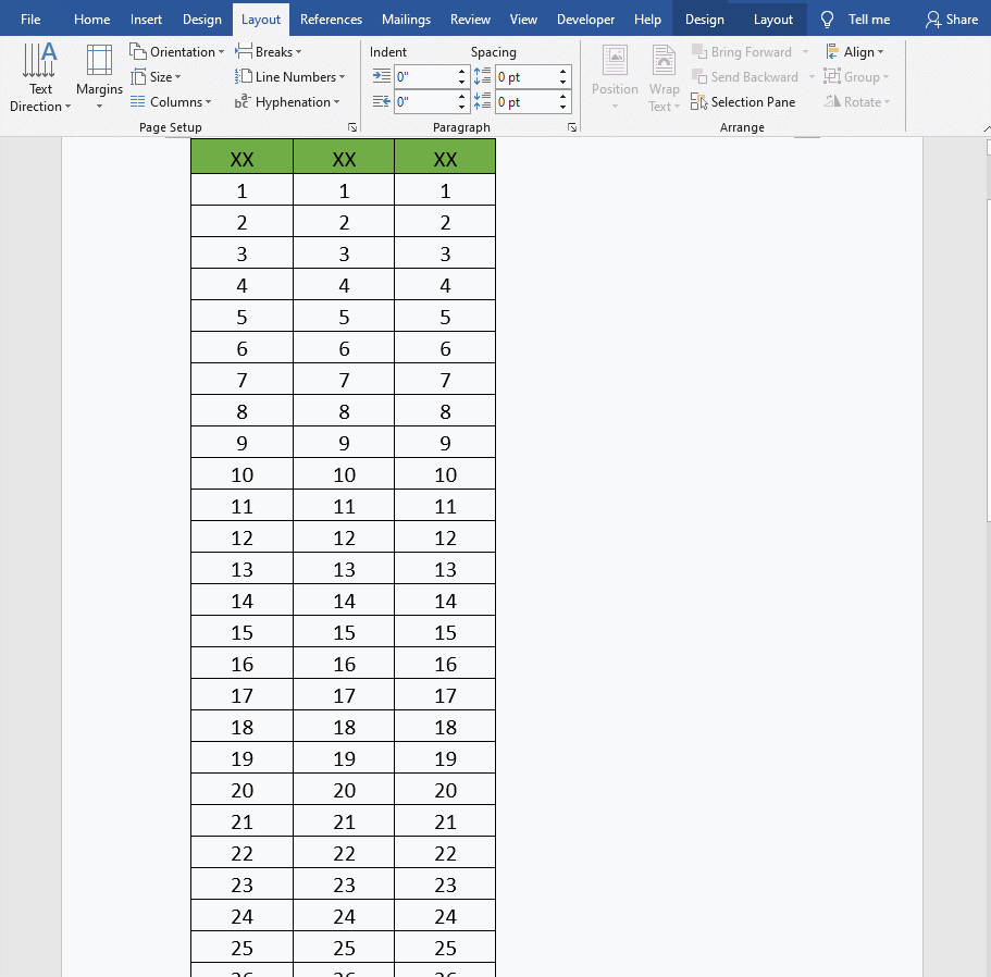 How To Print A Long And Narrow Excel Table My Microsoft Office Tips