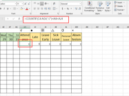 How To Create Attendance Sheet In Excel - My Microsoft Office Tips