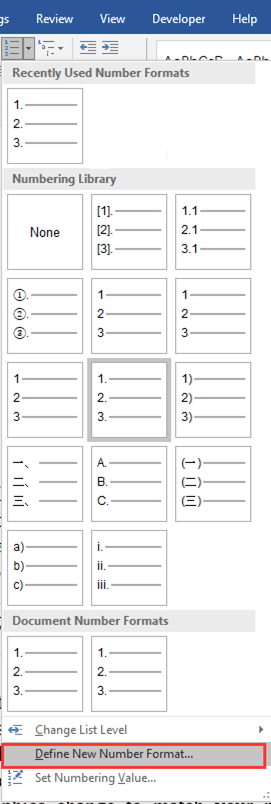Some Common Problems In Automatic Numbering In Microsoft Word - My ...