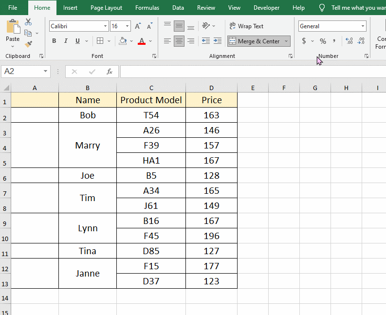 How To Autofill Number Serial In Merged Cells In Excel Simple Tutorial My Microsoft Office Tips