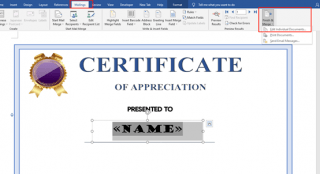 How To Create Certificate In Batch In Microsoft Word - My Microsoft ...