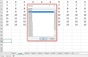 How To Quickly Switch Worksheets In Excel - My Microsoft Office Tips