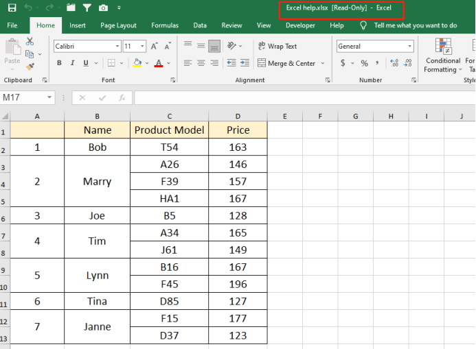 How To Open Excel Sheet As Read Only Mode My Microsoft Office Tips