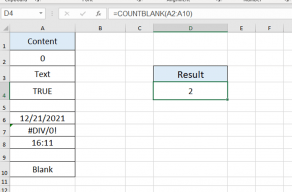 How to Use the COUNTBLANK Function in Excel? - My Microsoft Office Tips