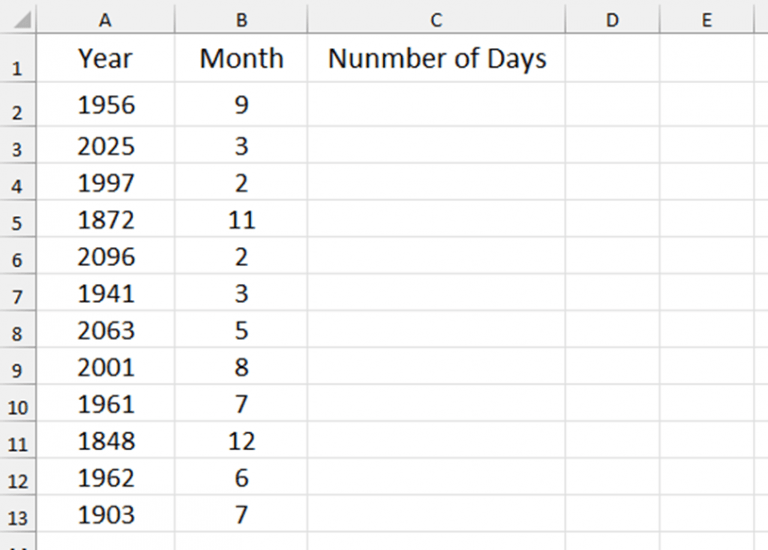How to Determine the Number of Days of any Month in any Year？ - My ...