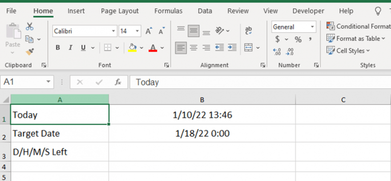 How To Create A Dynamic Countdown Timer In Excel？ My Microsoft Office Tips 3632