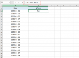 Five Ways To Find Day Of Week From Date In Excel - My Microsoft Office Tips