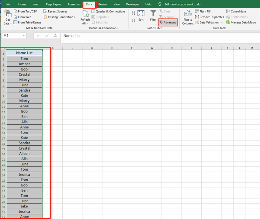 Four Ways To Extract Unique Values In Excel My Microsoft Office Tips