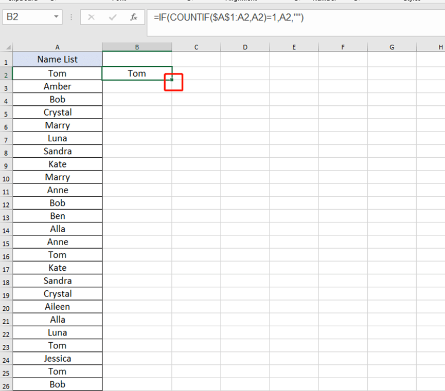 How To Extract Unique Values In A Column Excel Templates Sample Printables