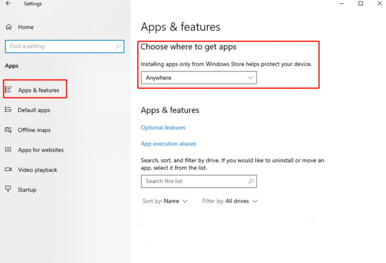 How to Choose Where to Get Apps in Windows 10? - My Microsoft Office Tips