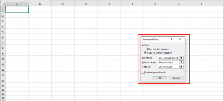 How To Use Advanced Filters In Microsoft Excel - My Microsoft Office Tips