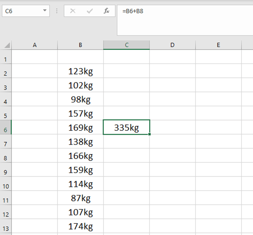 How to Batch Add Units to Cells in Excel - My Microsoft Office Tips