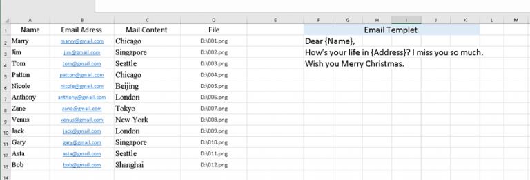 How to Send Mass Email from Excel? - My Microsoft Office Tips