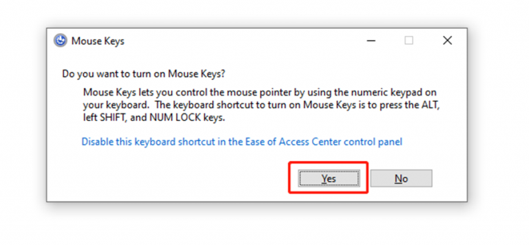 How to Use Keyboard As Mouse? - My Microsoft Office Tips
